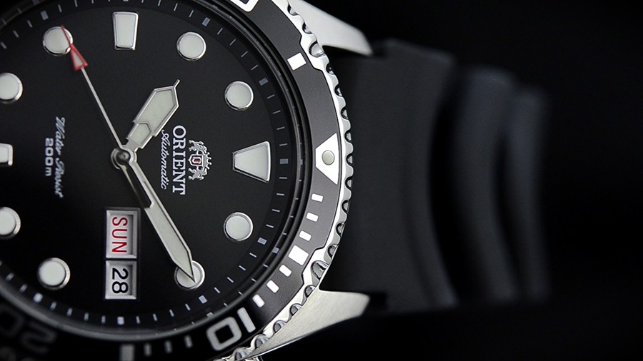 ORIENT RAY RUBBER BLACK FEM6500BB9 EM6500BB