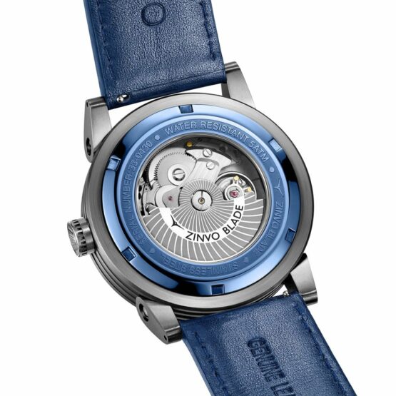 Automatic Watch ZINVO BLADE ANALOGUE BLUE - Worldwide Shipping