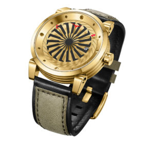 Zinvo blade Gold Brown Leather - Automatic Watch - Worldwide Shipping ...