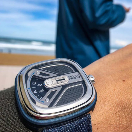 SEVEN FRIDAY M-Series Blue- automatic watch M1B-01