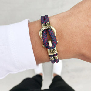 Paul Hewitt Bracelet Anchor Phinity Laiton Nylon Red Blue