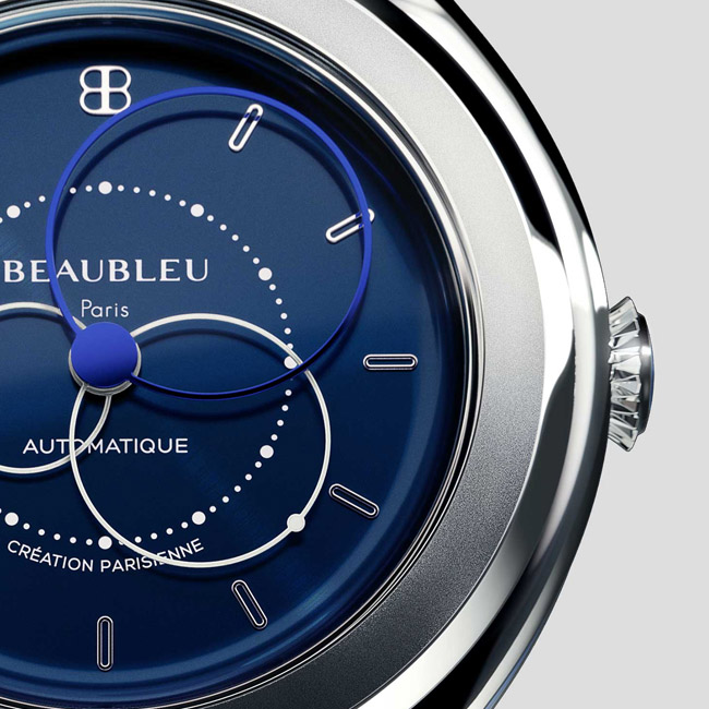 Beaubleu Brio Blue automatic watches - French made