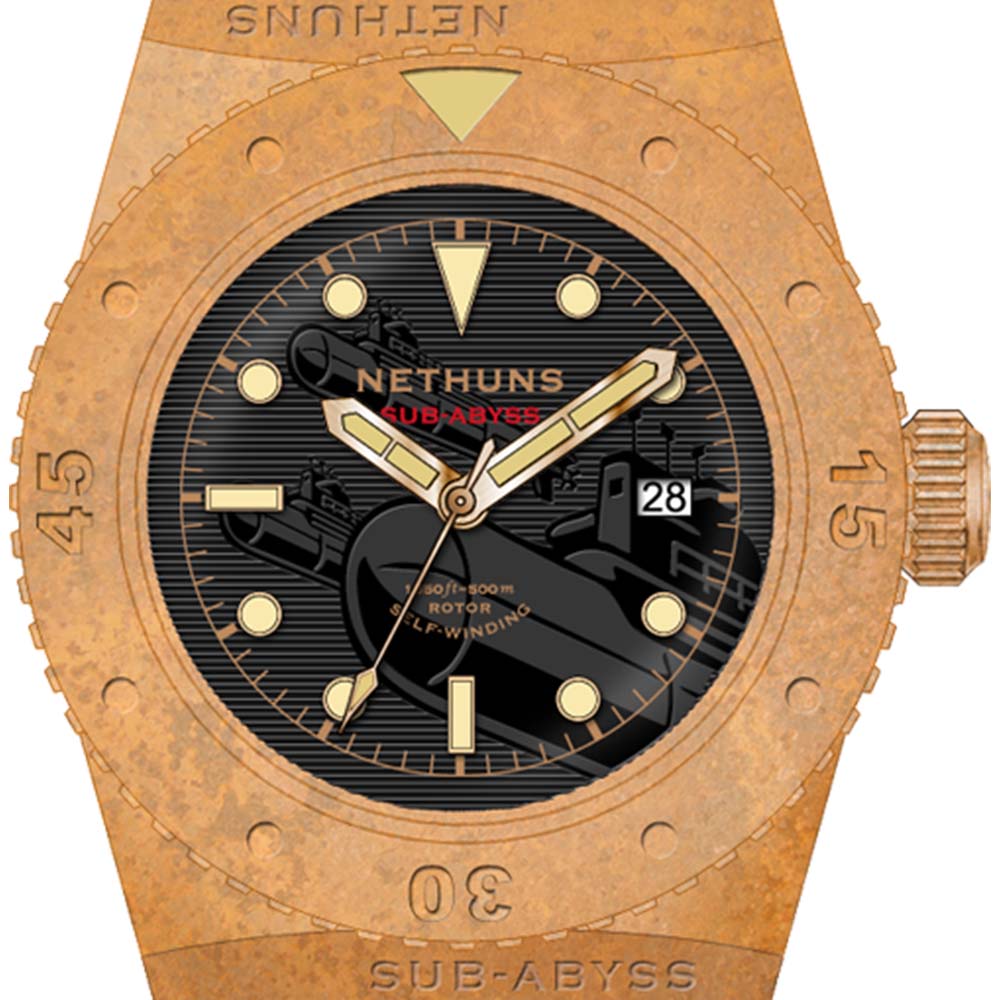 Nethuns Sub-Abyss Bronze SAB103 - automatic watches
