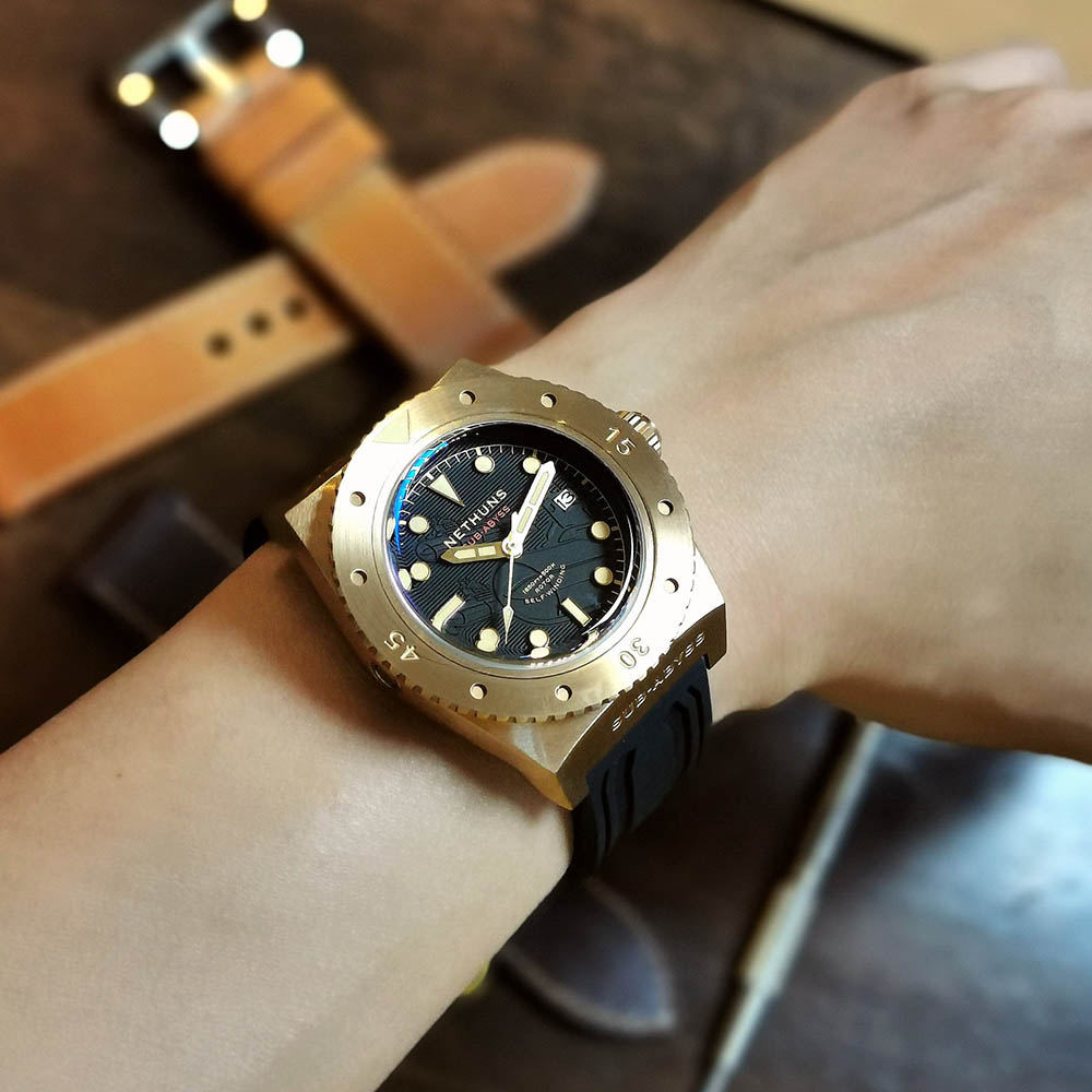 Nethuns Sub-Abyss Bronze SAB103 - automatic watches