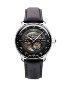 Zeppelin New Captain's Line Skeleton Black - automatic watches 8664-2