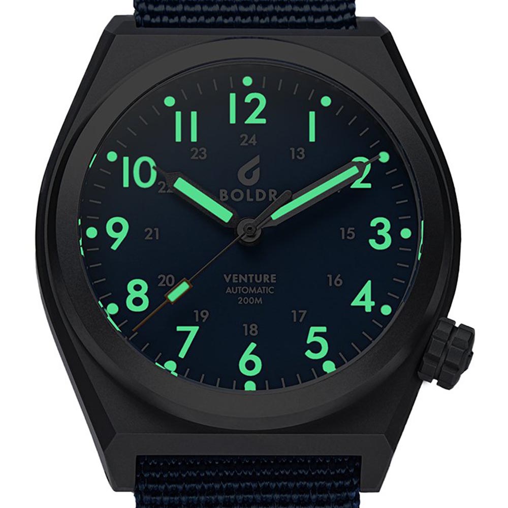 Boldr Venture Navy Blue automatic watches - Worldwide shipping