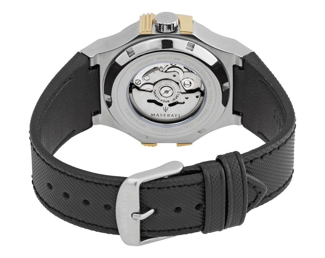 Maserati Potenza Auto Black Dial watch