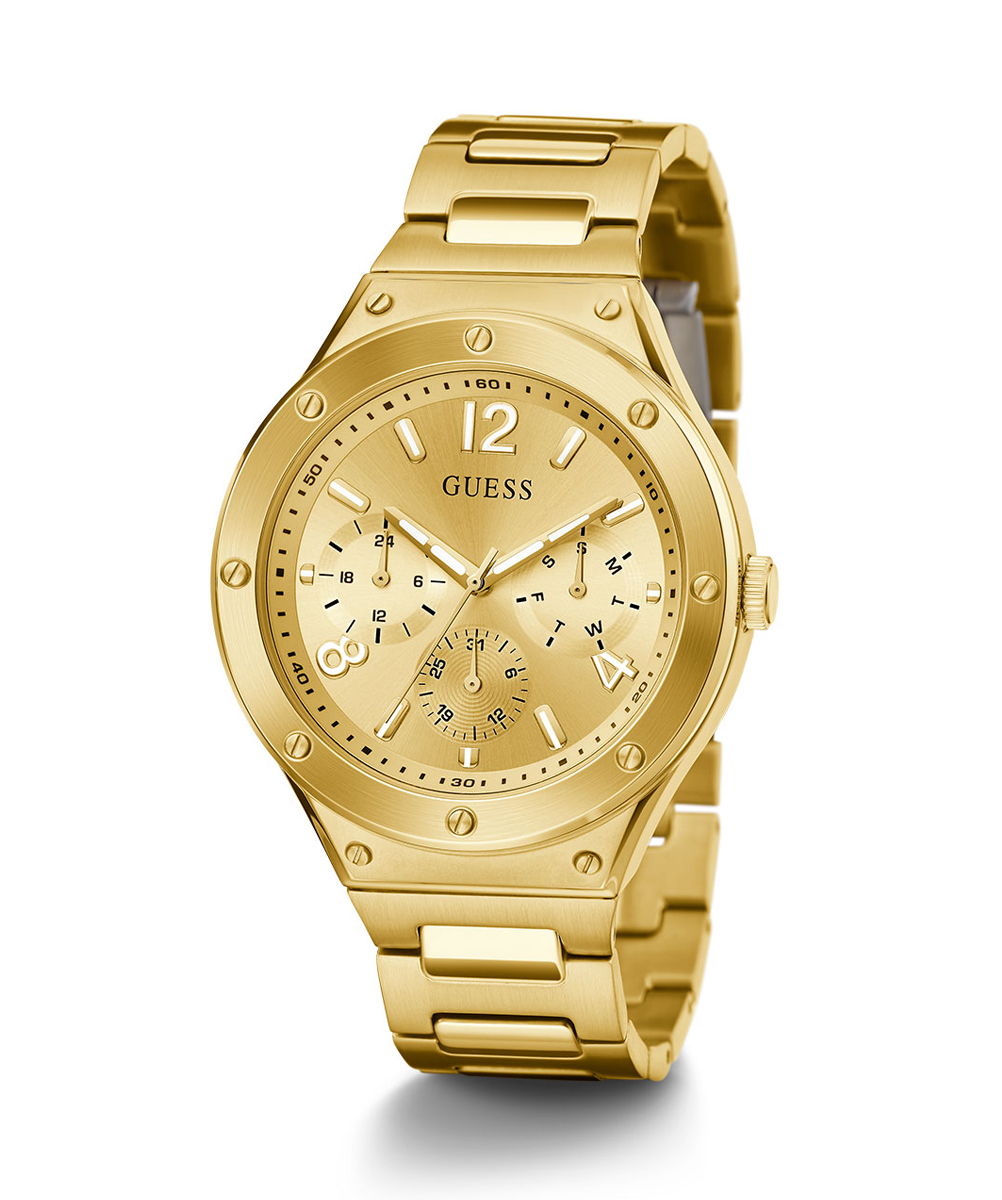 GUESS Multi-function Stainless Steel Golden. Quartz watches