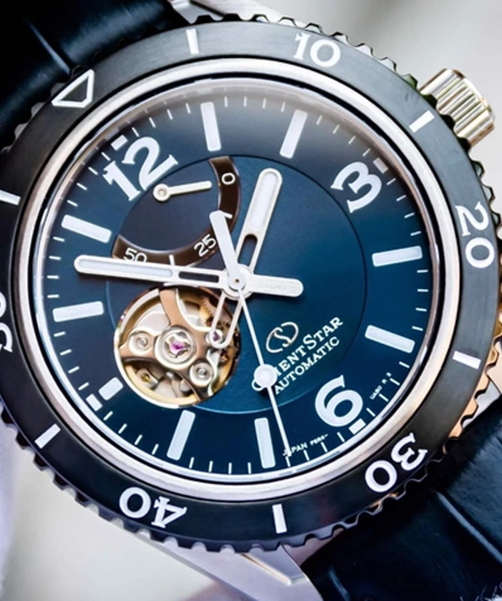 Orient Star Watch Mechanical Sport Open Heart RE-AT0104E- automatic watch