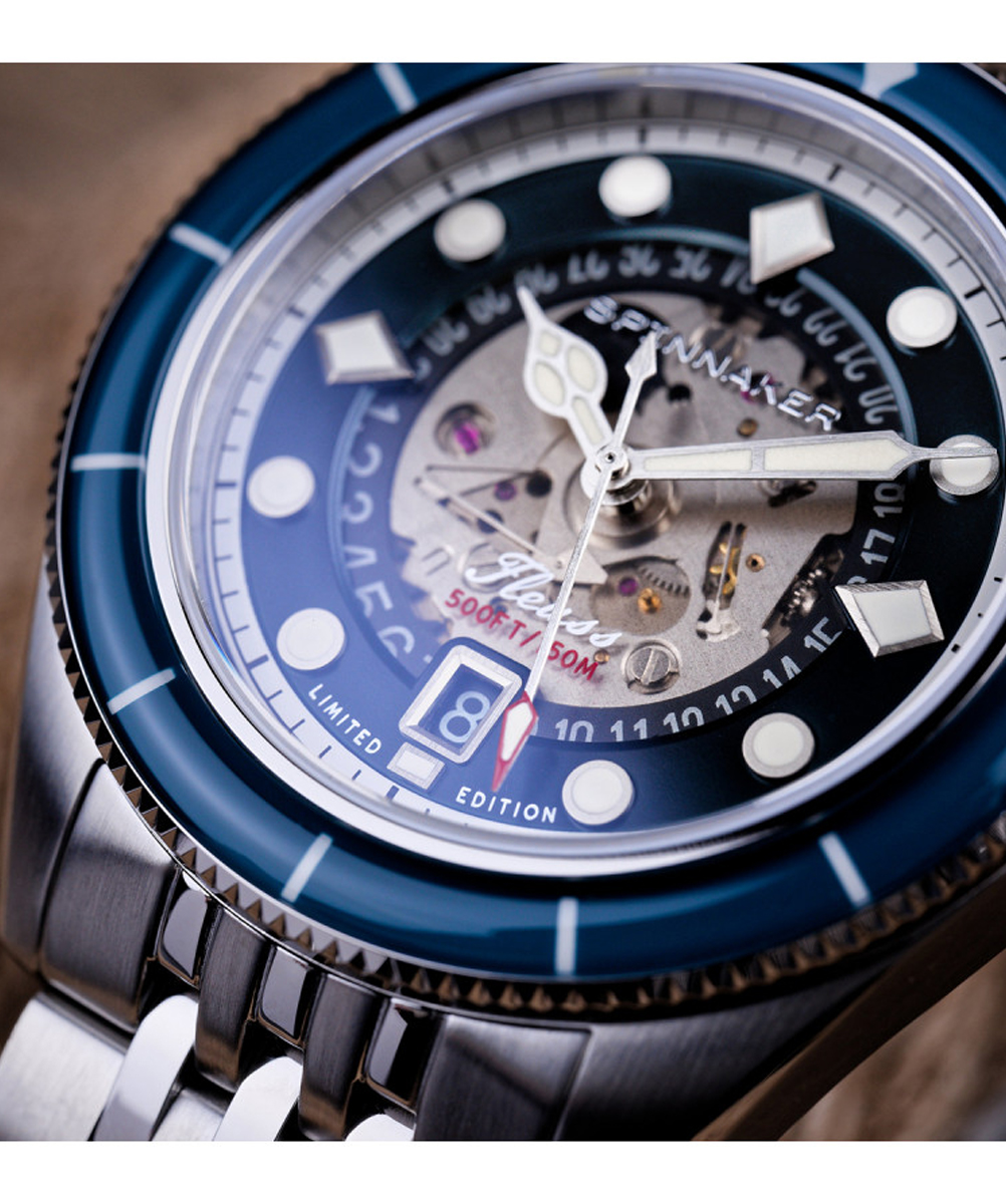 Spinnaker Fleuss Vintage Automatic Blue Dial - automatic watch