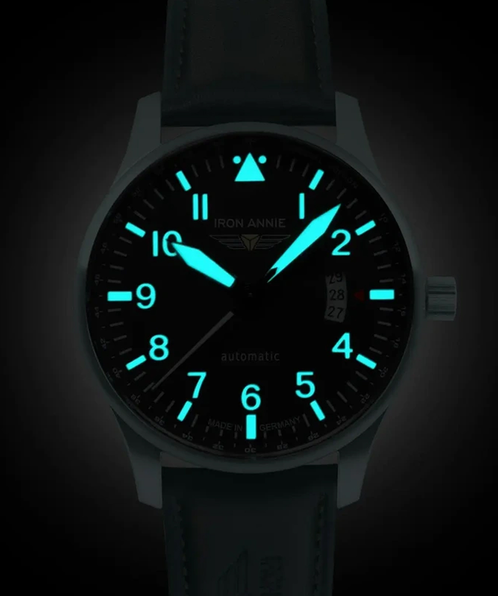 Iron Annie watch F13 Tempelhof Black dial 5664-2 - Automatic Watch