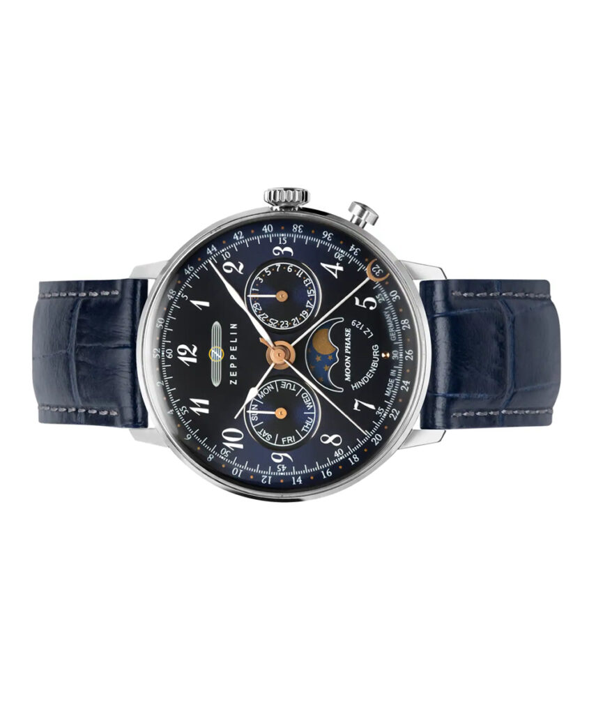 Zeppelin Watch Lz 129 Hindenburg Moonphase Women 7037-3- Quartz Watch