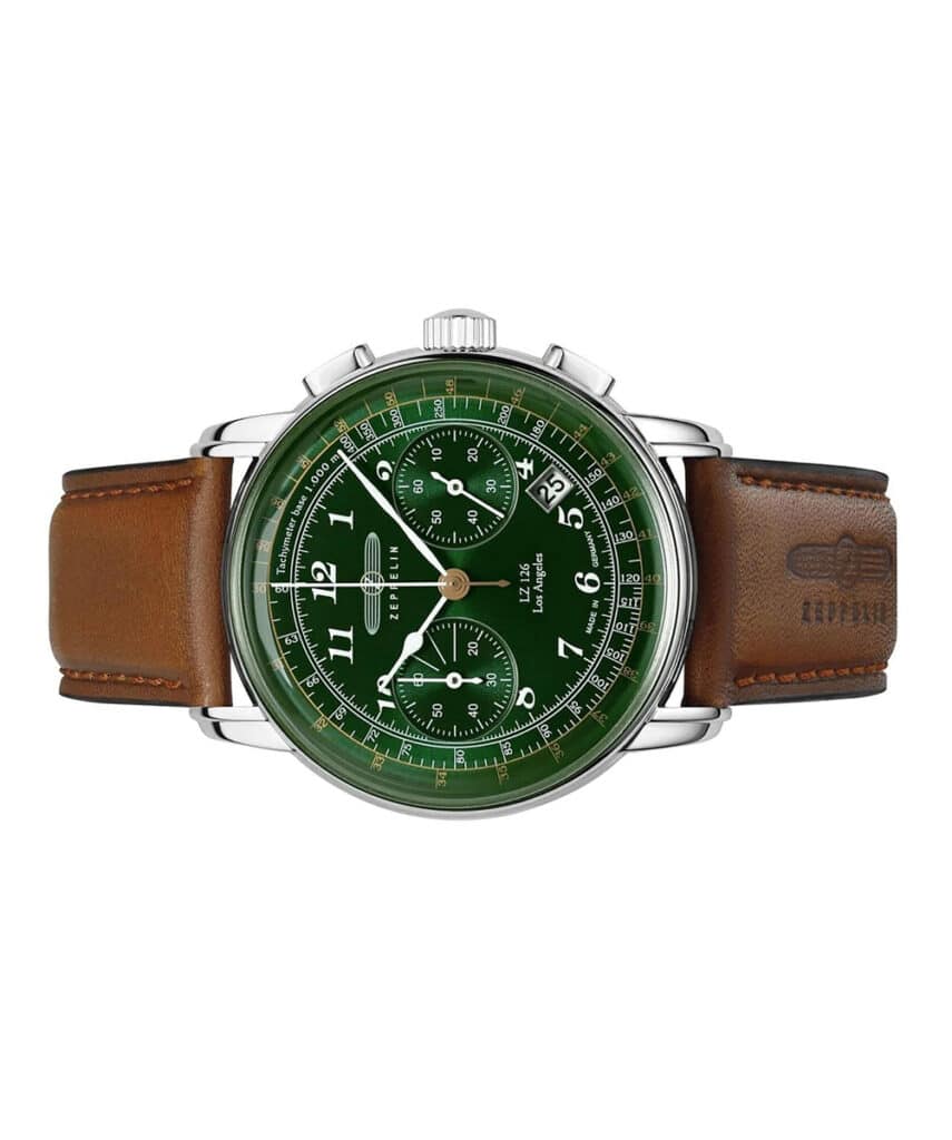 Zeppelin LZ126 Los Angeles Chronograph Green 7614-4 - Quartz Watch