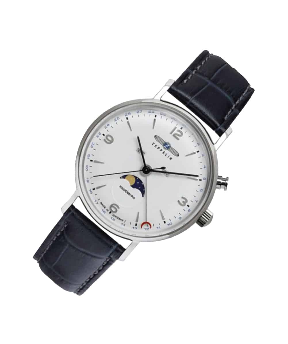 Zeppelin LZ129 Hindenburg Moonphase Blue 8076-1 - Quartz Watch
