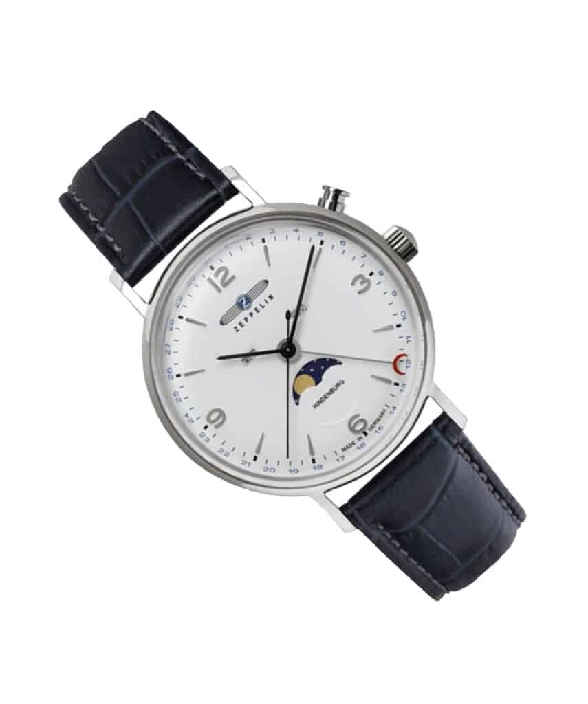 Zeppelin LZ129 Hindenburg Moonphase Blue 8076-1 - Quartz Watch