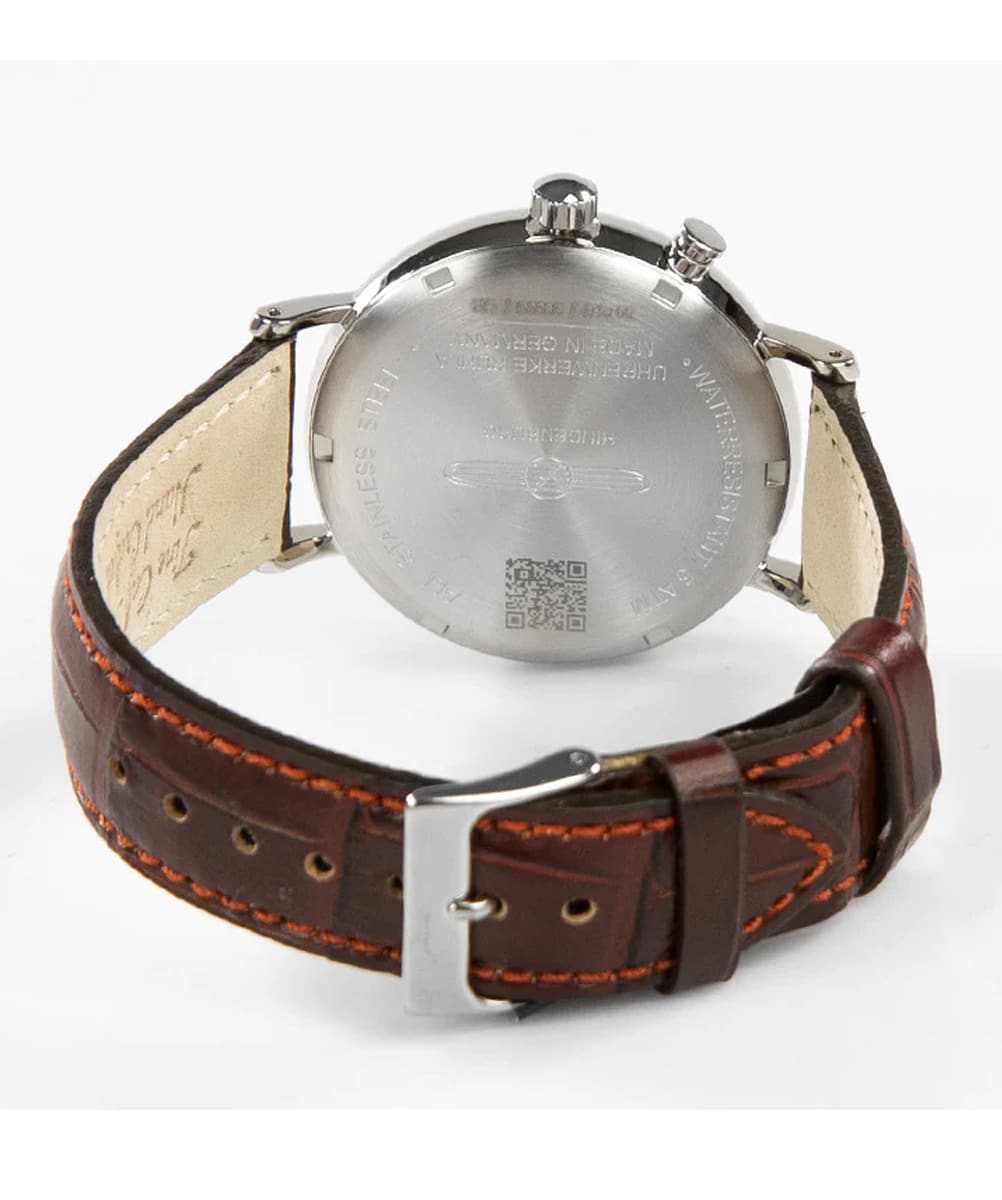 Zeppelin LZ129 Hindenburg Moonphase Brown 8076-5 - Quartz Watch