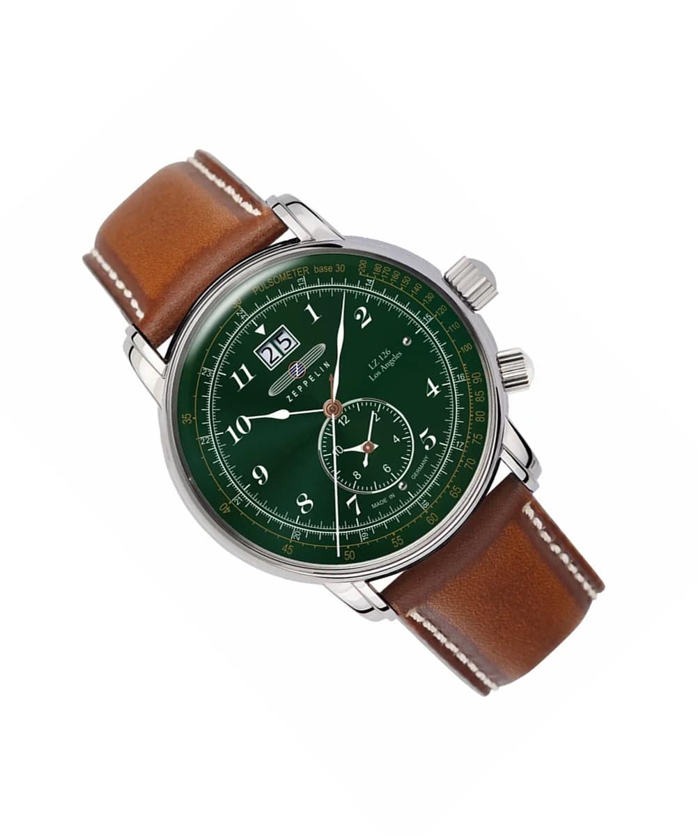 Zeppelin LZ126 Los Angeles Green 8644-4 - Quartz Watch