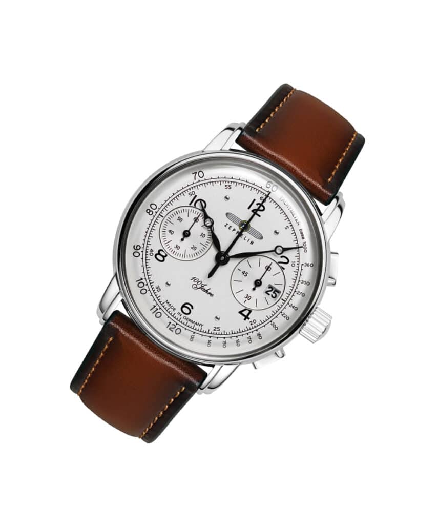 Zeppelin 100 Jahre Chronograph Brown 8676-1 - Quartz Watch