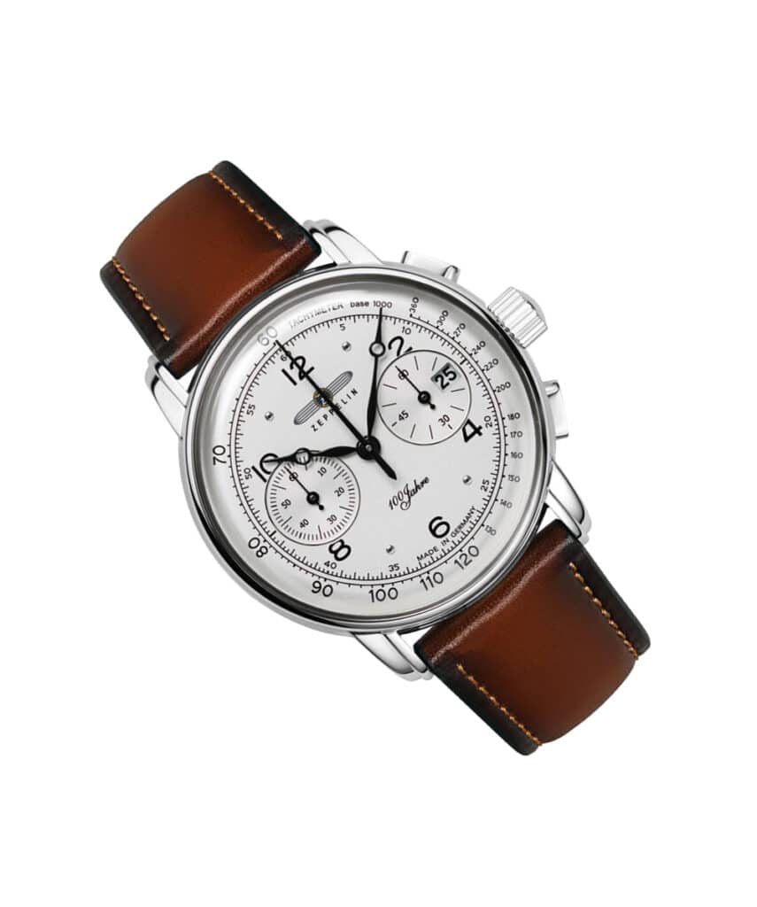 Zeppelin 100 Jahre Chronograph Brown 8676-1 - Quartz Watch