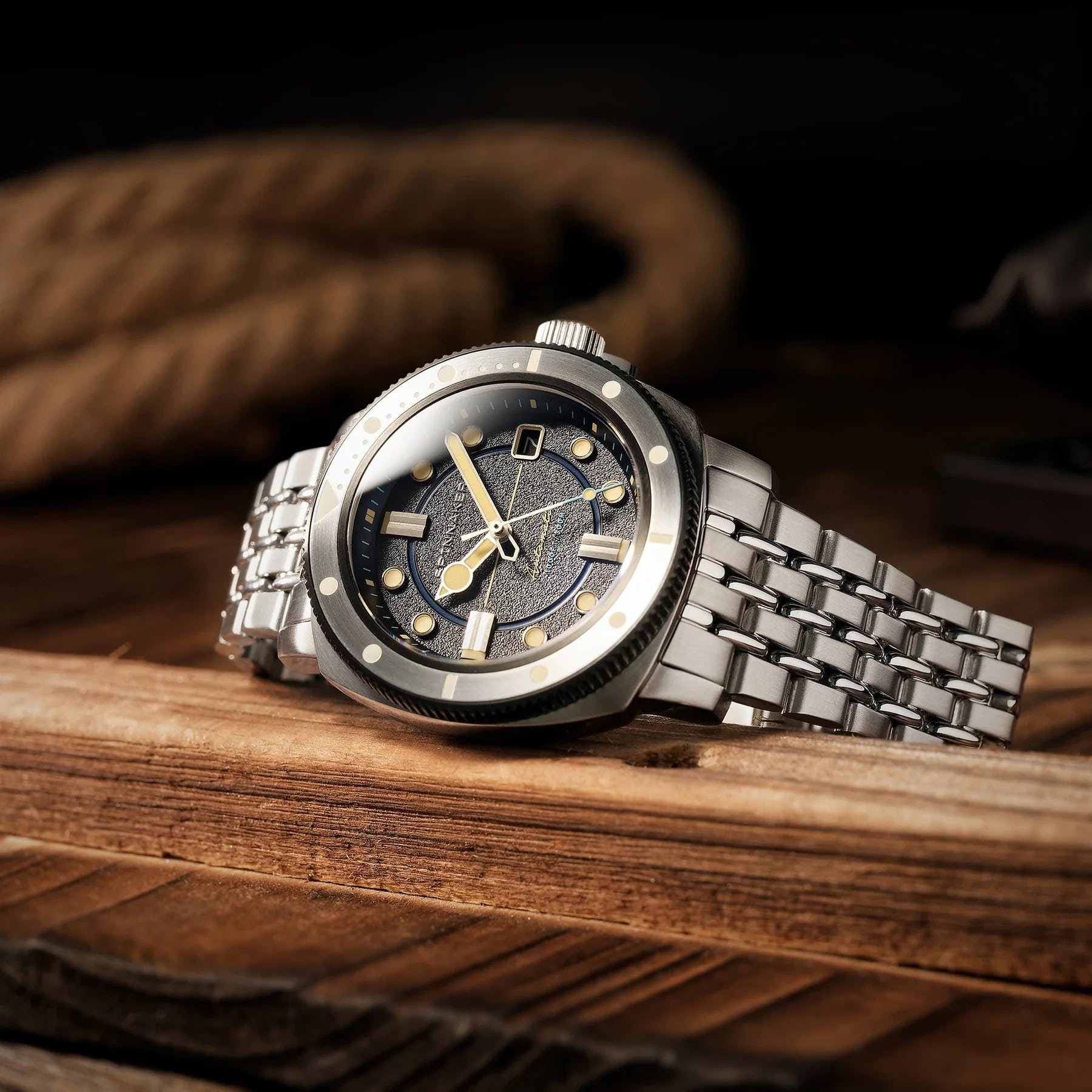 Spinnaker Hull Commander Automatic Côte d'Azur Blue Marine SP-5114-22