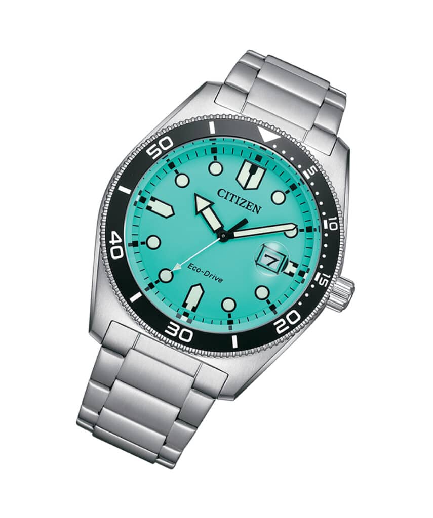 Citizen Eco-Drive Navy Turquoise AW1760-81W - Solar Watch