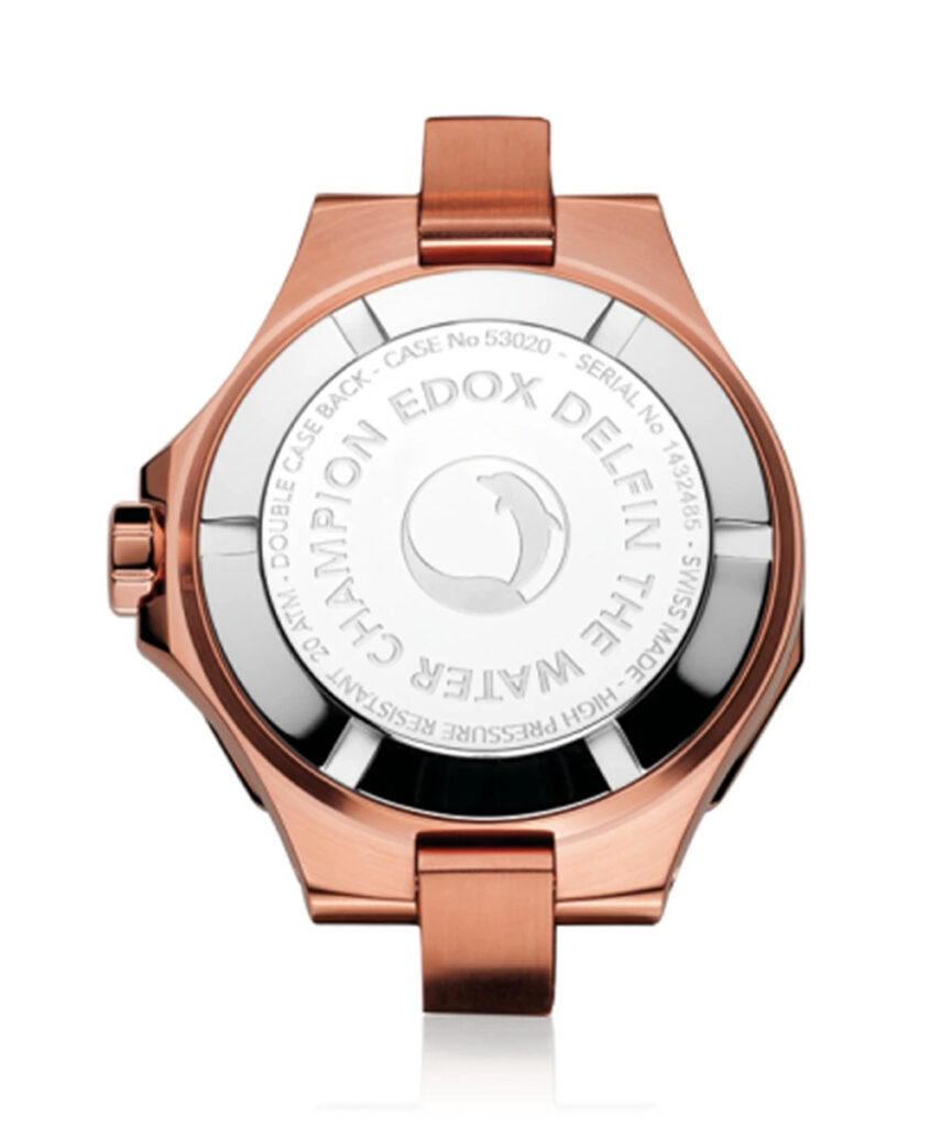 Edox Delfin The Original Diver Date Lady Watch 53020-37RC-VR