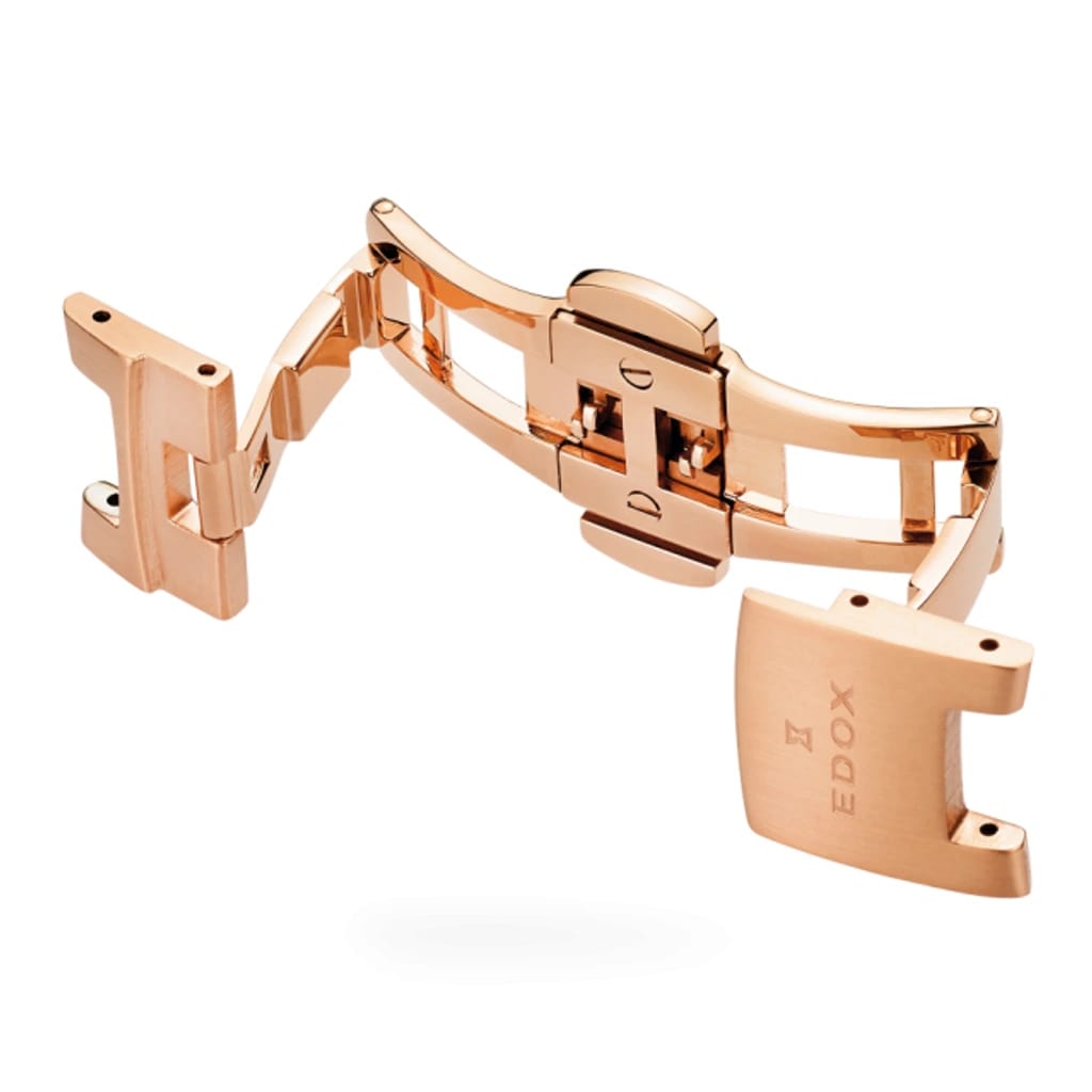 Edox Les Bémonts Lady Ultra Slim Date Quartz 57004-37R-AIR