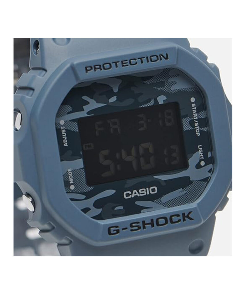 Casio G-Shock Men's Digital Watch Blue DW-5600CA-2ER -Quartz