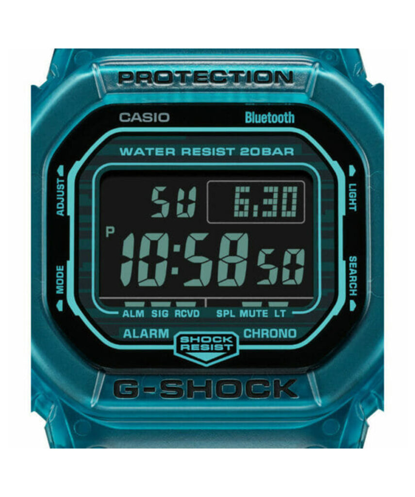 Casio G-Shock Digital Blue Sport Watch DW-B5600G-2ER
