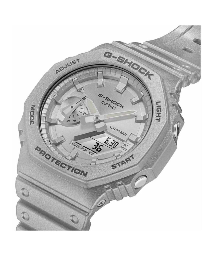Casio G-Shock Classic Watch In Silver GA-2100FF-8AER
