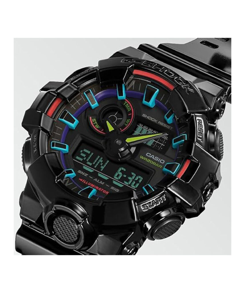 Casio G-Shock Classic Rgb Watch GA-700RGB-1AER