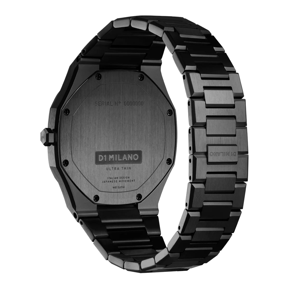 D1 Milano Black DLC Ultra Thin 40mm UTBJ31- Quartz