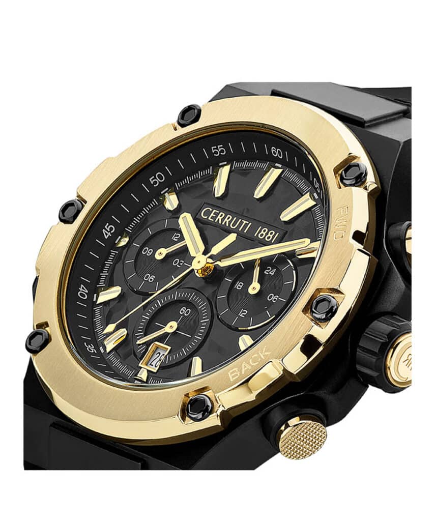 Cerruti Lucardo Black Quartz Watch - CIWGQ2224306