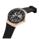 Kenneth Cole Automatic Skeleton Black Silicone KCWGR0033503