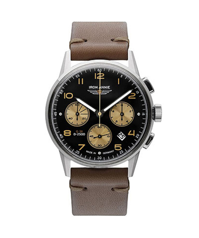 Iron Annie Watch G38 Chrono 42mm Brown I-5372-2 Quartz