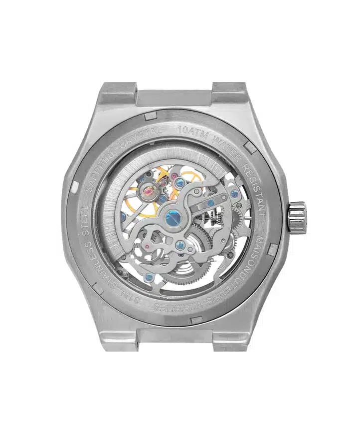 Maison du Temps Watch MT Beta Skeleton Blue Silicone