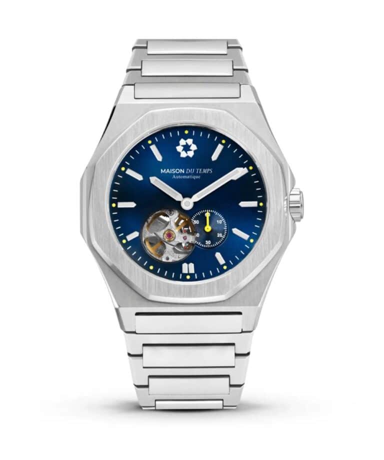 Maison du Temps Watch MTDelta Open Heart Blue Steel